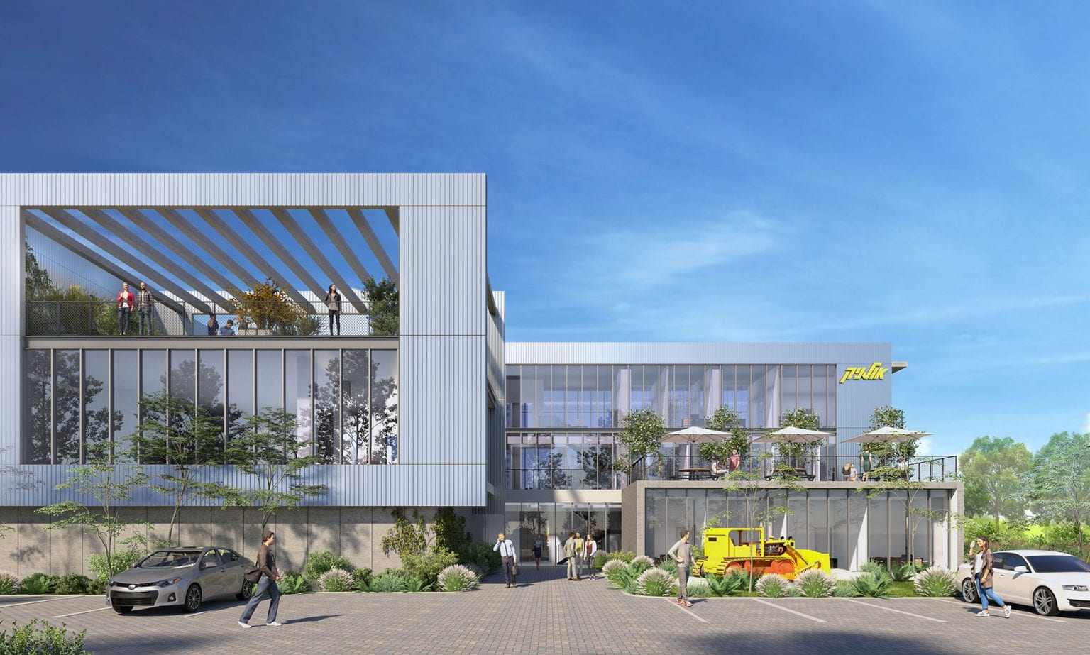 Construction of a logistics center – Emek Hefer Industrial Park - אולניק